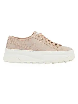 Gucci Women's Tennis Treck GG Canvas Platform Sneakers - Rose  - Rose