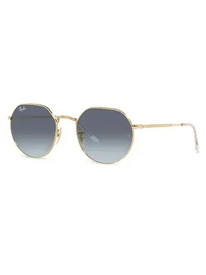 Ray-ban Rb3565 55mm Round Sunglasses