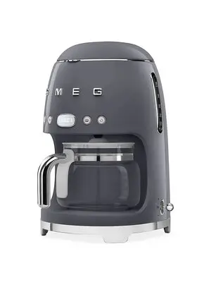 SMEG 50s Retro Drip Filter Coffee Machine - Slate Gray - Slate Gray