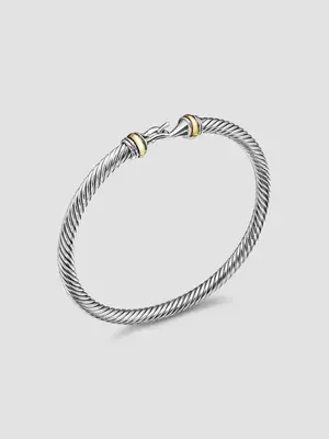 David Yurman Buckle Bracelet In Sterling