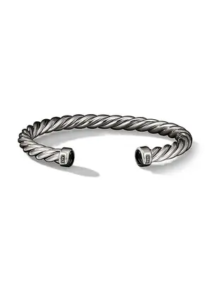 David Yurman Cable Cuff Bracelet - Black Onyx