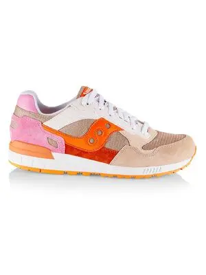 Saucony Women's Shadow 5000 Mixed Media Sneakers - Brown Orange  - Brown Orange