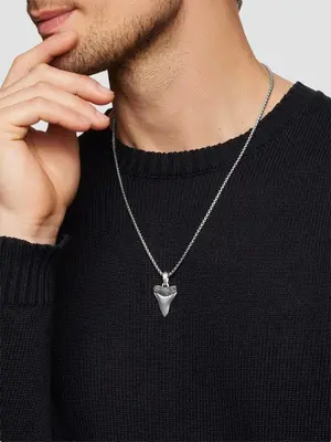 David Yurman Shark Tooth Amulet In 25.8mm