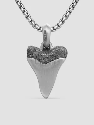 David Yurman Shark Tooth Amulet In 25.8mm