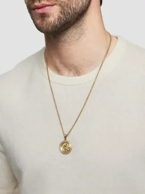 David Yurman St. Christopher Amulet In 18k Yellow