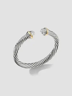 David Yurman Cable Ice Pav & Eacute Diamond Bracelet