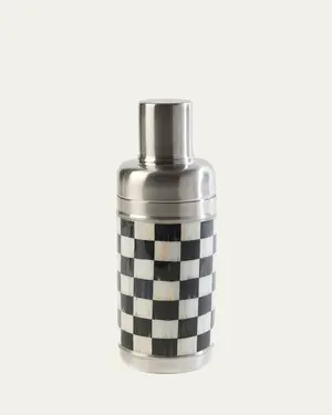 MACKENZIE-CHILDS Courtly Check Cocktail Shaker - One-color