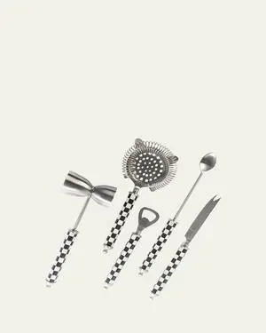MACKENZIE-CHILDS Courtly Check Bar Tool Set