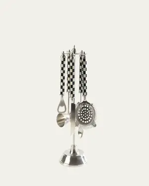 MACKENZIE-CHILDS Courtly Check Bar Tool Set