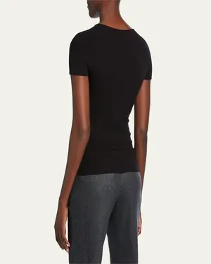 Giorgio Armani Scoop-neck Knit Tee