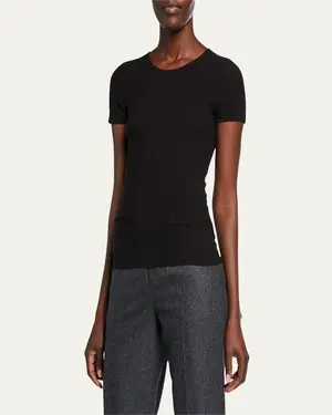 Giorgio Armani Scoop-neck Knit Tee