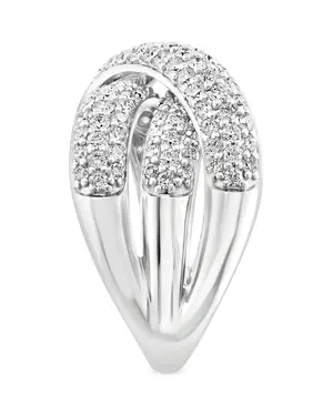 Bloomingdale'S Diamond Crossover Ring, 1.70 Tcw