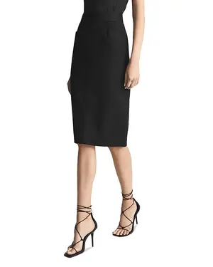 Reiss Raw Edge Hem Skirts