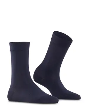 Falke Cotton Touch Crew Socks - Dark Navy