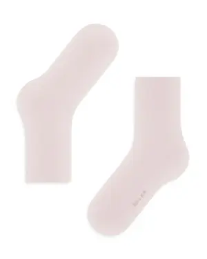 Falke Cotton Touch Crew Socks - Light Pink