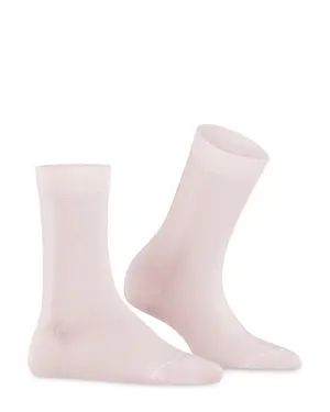 Falke Falke Cotton Touch Crew Socks Powder Pink