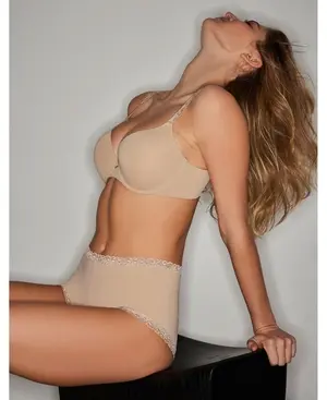 Natori Pure Luxe Push-up Underwire Bra - Cafe