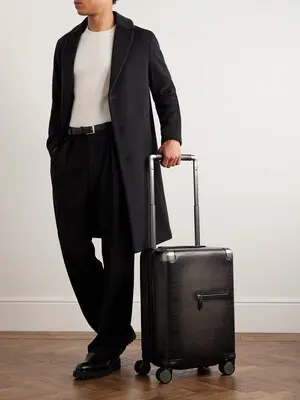 Berluti Formula 1005 Scritto Venezia Leather Suitcase - Black