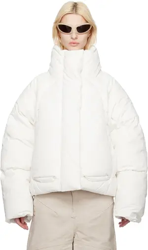 ENTIRE STUDIOS Entire Studios SSENSE Exclusive Down Jacket - Overcast