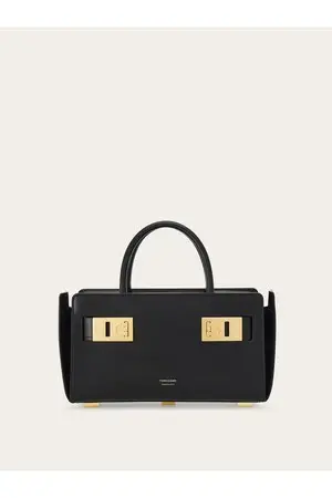 FERRAGAMO Tote Bag With Gancini Buckles S