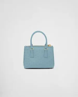 Prada Galleria Ostrich Leather Mini-bag