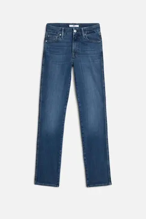 7 For All Mankind Slim Illusion Kimmie Straight Leg Jeans - Denim