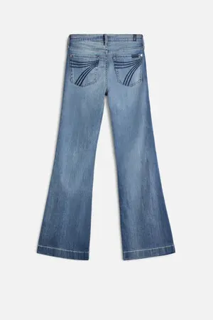 7 For All Mankind Tailorless Dojo Distressed Jeans - Denim