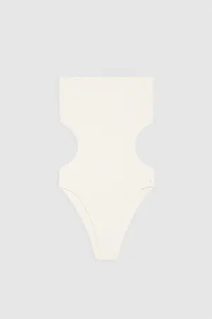 ANINE BING Zahra One Piece - Cream - Gold