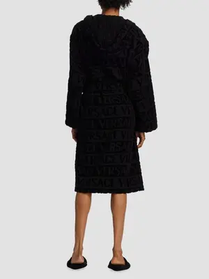 Versace Repeat Logo Cotton Robe