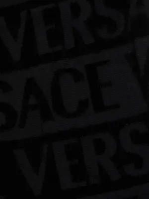 Versace Repeat Logo Cotton Robe