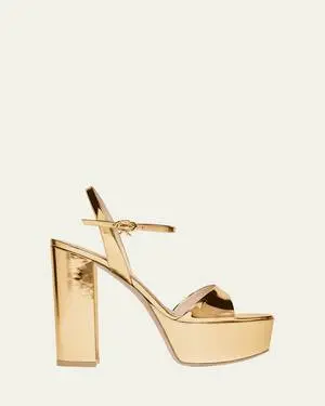 Women's Metallic Platform Sandals
