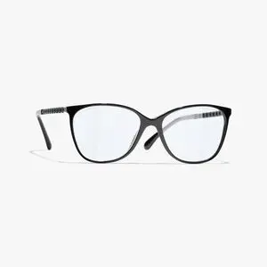 Chanel Square Eyeglasses Black & Green