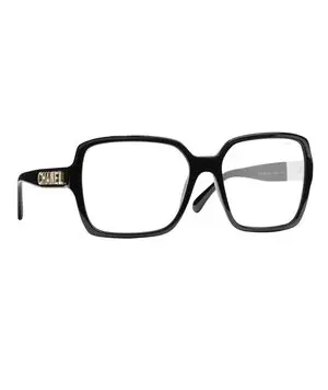 Chanel Square Eyeglasses Black