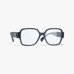 Chanel Square Eyeglasses Dark Blue