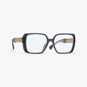 Chanel Square Eyeglasses Dark Gray