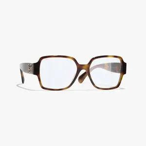 Chanel Square Eyeglasses Tortoise