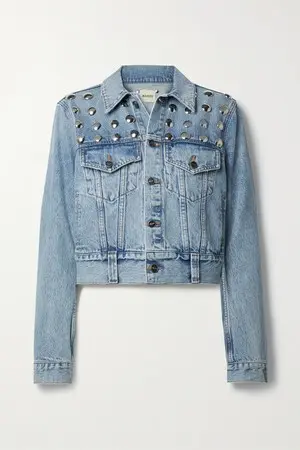 Khaite Rizzo Studded Denim Jacket