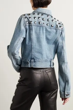 Khaite Rizzo Studded Denim Jacket
