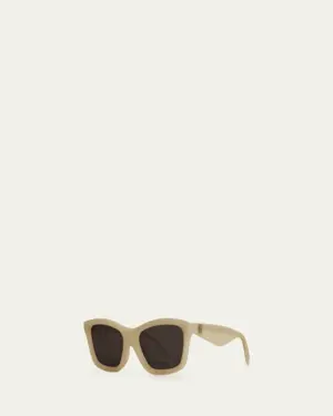 TOTEME Classics Acetate Square Sunglasses - Natural