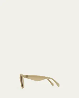 TOTEME Classics Acetate Square Sunglasses - Natural