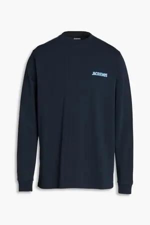 Jacquemus Printed Cottonjersey Tshirt - Navy