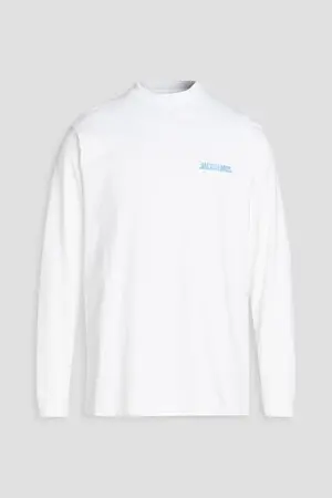 Jacquemus Printed Cottonjersey Tshirt - White