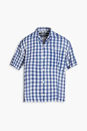Jacquemus Jean Checked Crepe Shirt