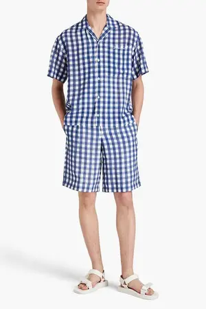 Jacquemus Jean Checked Crepe Shirt