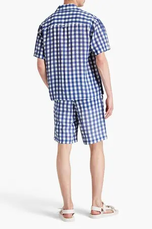 Jacquemus Jean Checked Crepe Shirt