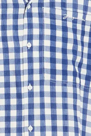 Jacquemus Jean Checked Crepe Shirt
