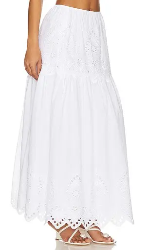 Lpa Francesca Eyelet Maxi Skirt