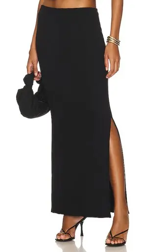 Lna Steph Ribbed Skirt