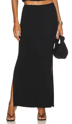 Lna Steph Ribbed Skirt