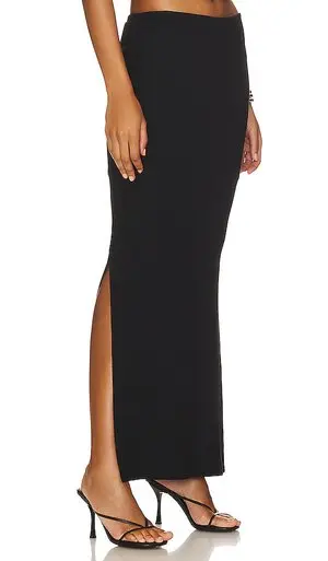 Lna Steph Ribbed Skirt